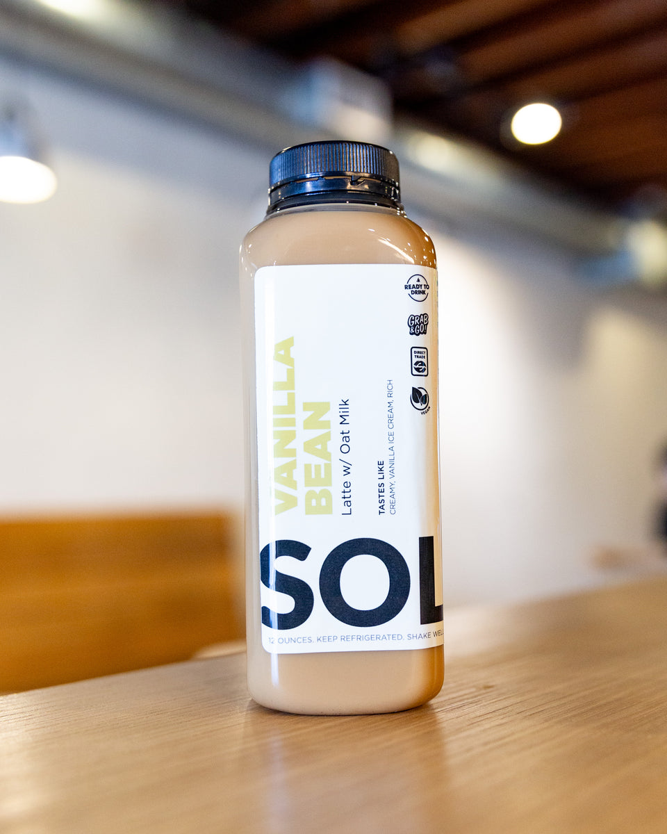 Vanilla Bean Latte - 12oz – Solid Coffee Roasters